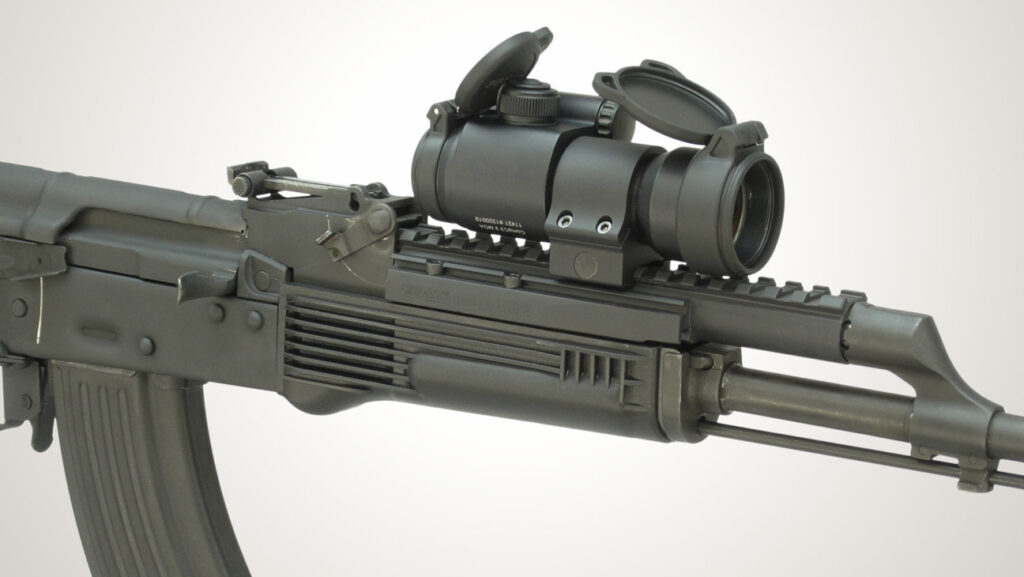 AK-47 Optic Mount (without side gas ports) - UltiMAK, Inc.